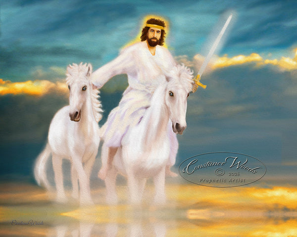Return Of Yeshua Art Print | Prophetic Art - Constance Woods Prophetic Art